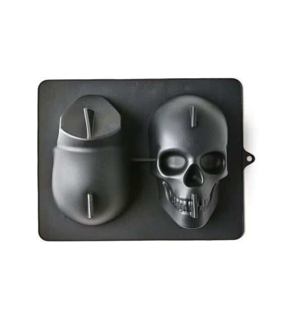 12" x 9" Halloween Skull 3D Cake Mold | West Texas Cake Supply